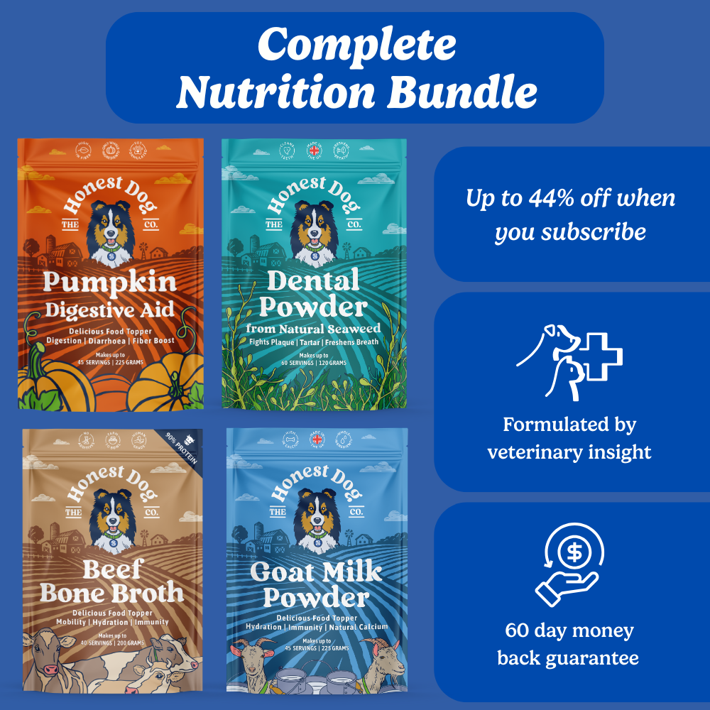 Complete Nutrition Bundle (Beef) – Honest Dog Company